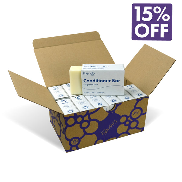 Conditioner Bar - 12 Pack - Fragrance Free | Friendly Soap