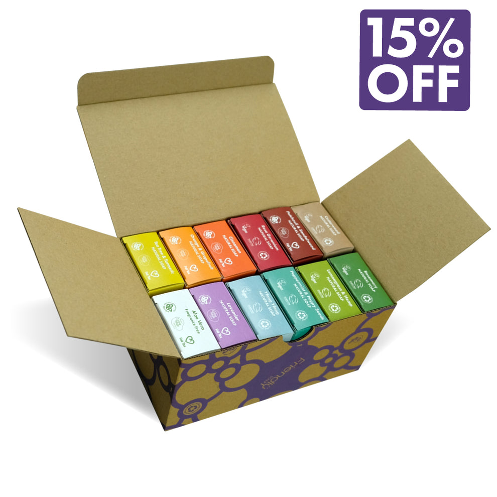 Natural Soap - Full Range - 12 Pack | Friendly Soap