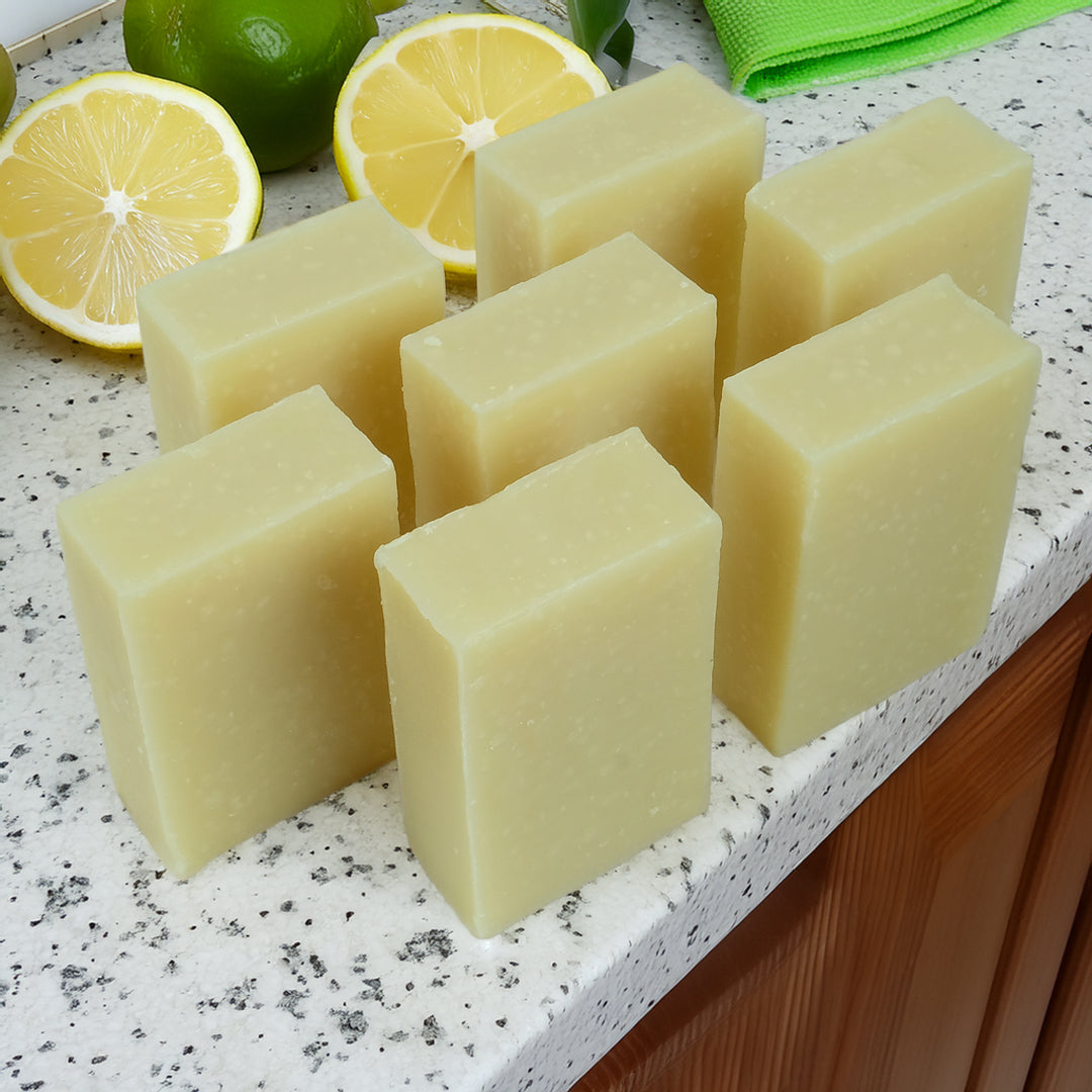 Naked & Natural - Kitchen Bar - 7 Pack - Lemon & Lime | Friendly Soap